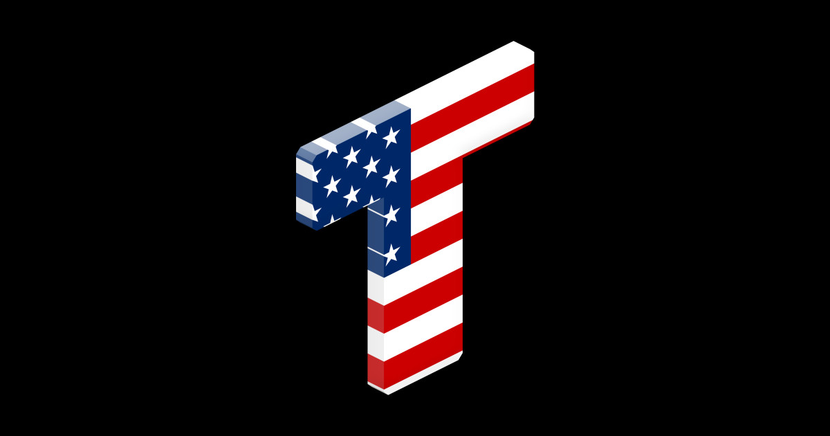 Isometric Alphabet Letter, Letter T - Letter - Magnet | TeePublic