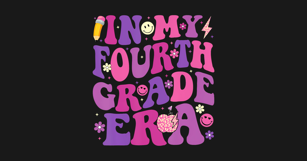 In My Fourth Grade Era Groovy 4th Grade Back To School - Back To School ...