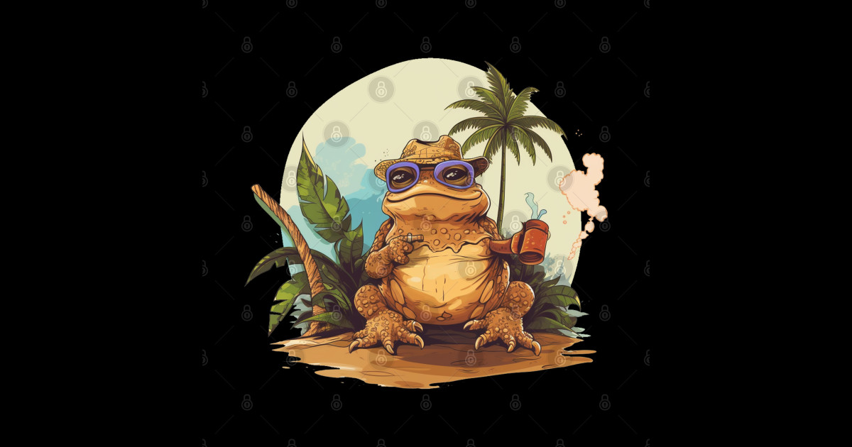 Hoppy Hour - Toad - Sticker | TeePublic