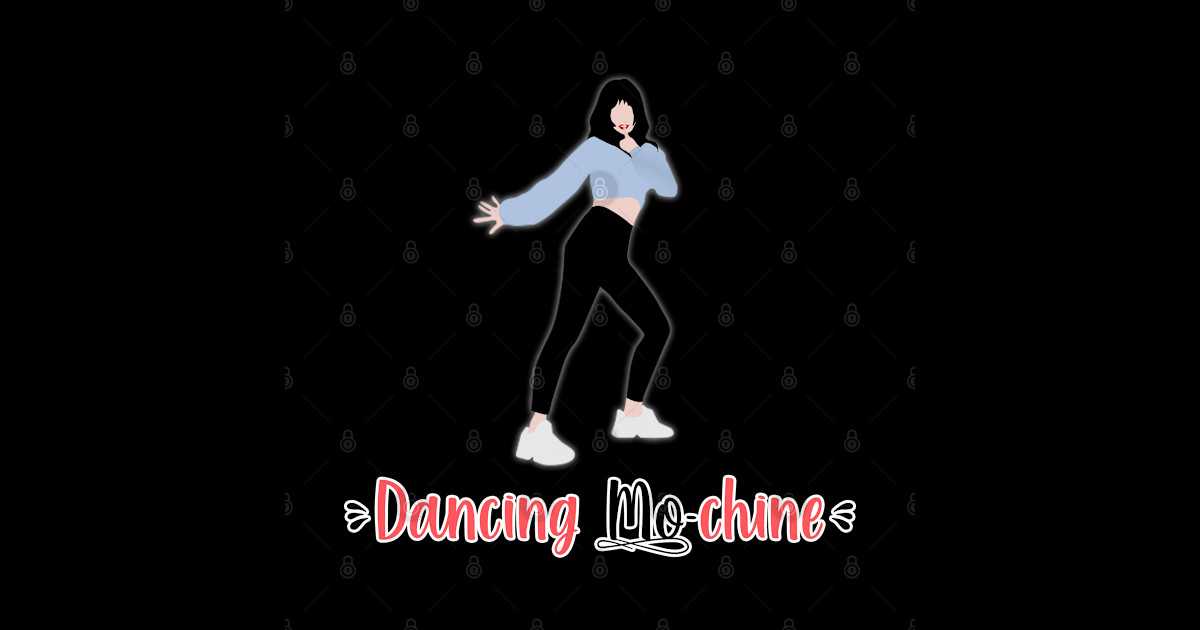Twice Momo Dancing Machine - Twice Momo - Sticker | TeePublic