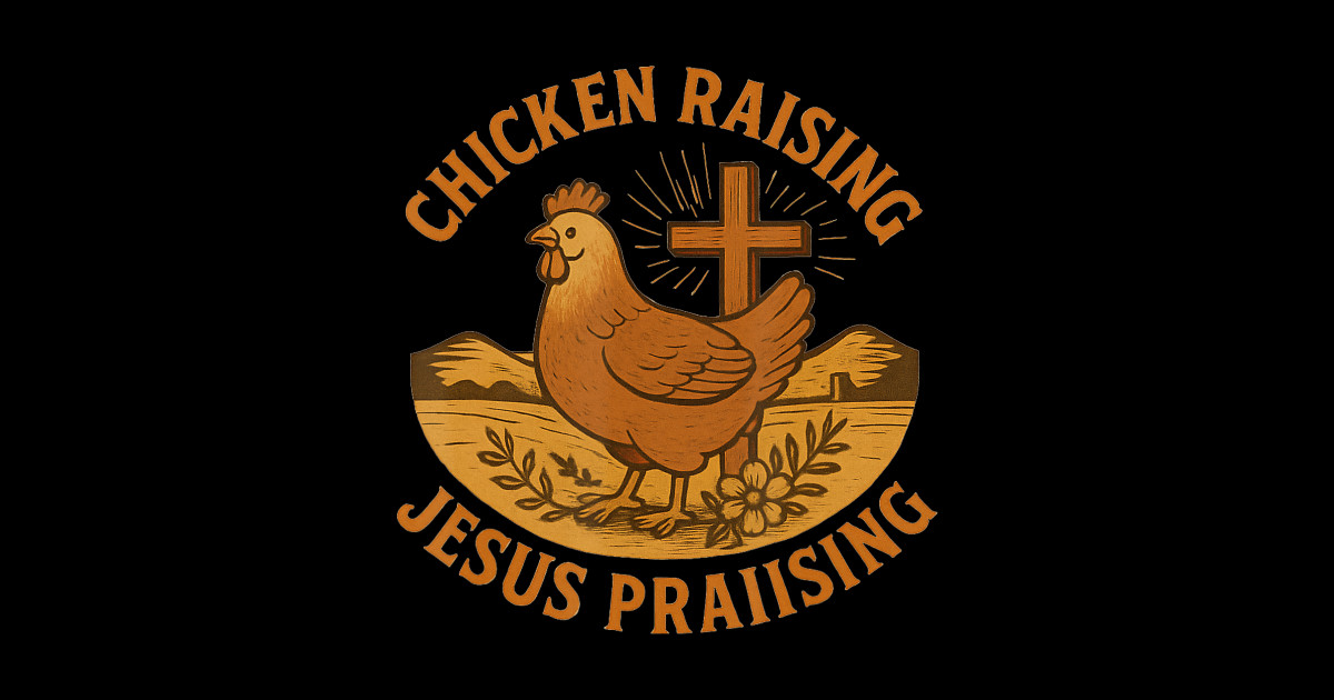Chicken Raising Jesus Praising Chicken Lover - Chicken Raising Jesus ...