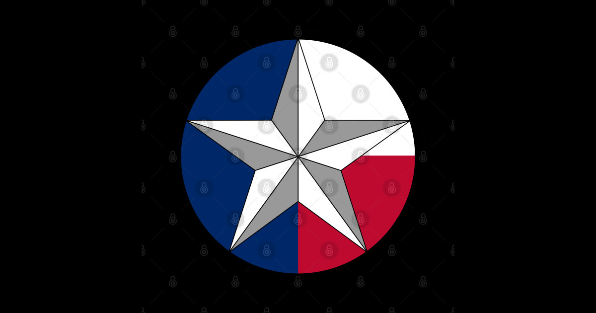 Texas Lone Star - Texas - Sticker | TeePublic