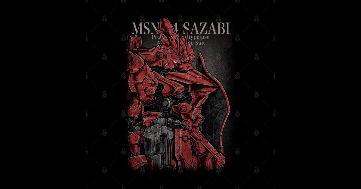 SAZABI - Sazabi - Sticker | TeePublic