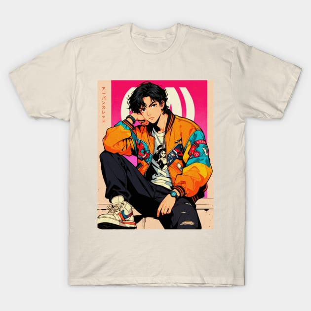 Urban Thread Rising - Retro Anime - T-Shirt | TeePublic