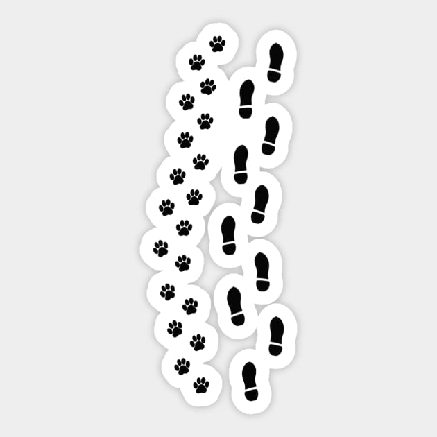 Dog Walk - Puppy - Sticker | TeePublic