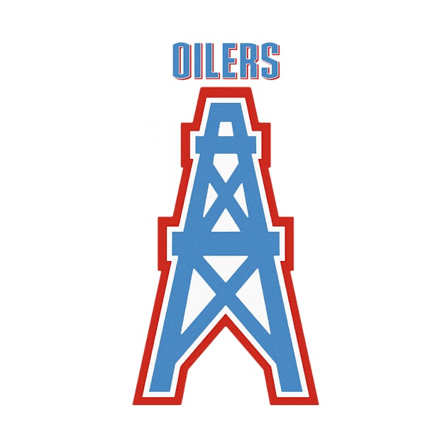 Oilers Houston Tower - Houston Oilers - T-Shirt | TeePublic