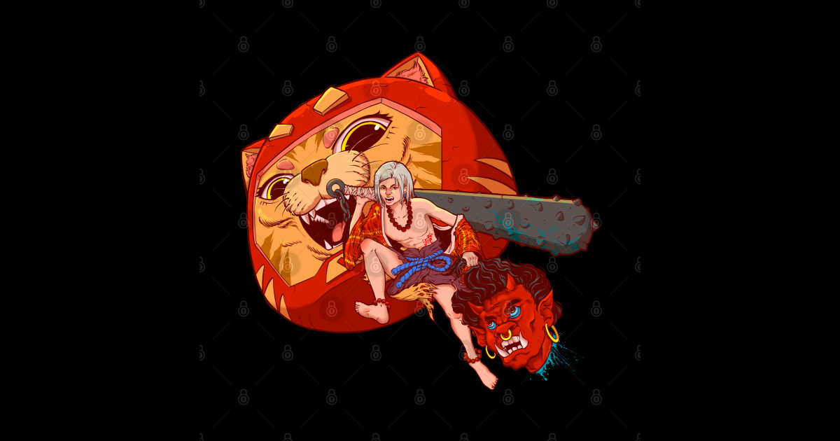 Hunting Day With Bestie! - Japanese Art Style - Sticker | TeePublic