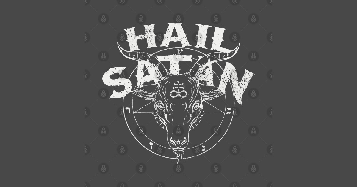 hail satan - Satan - T-Shirt | TeePublic