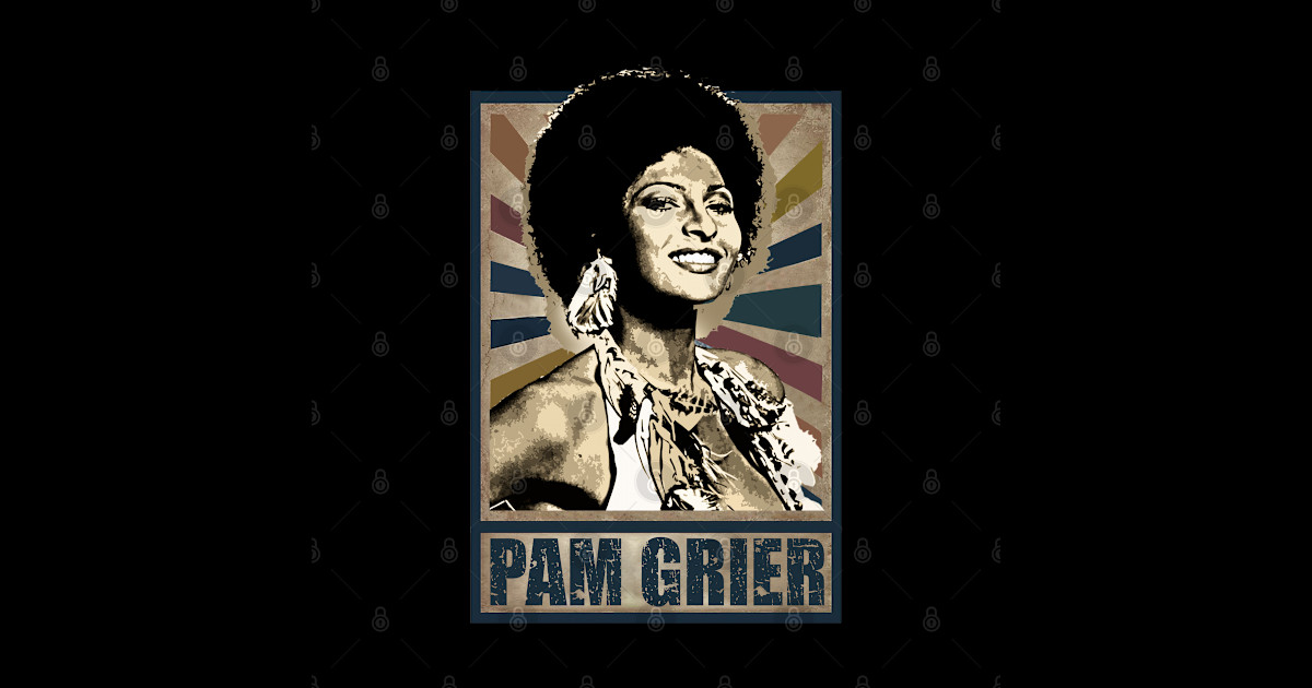 Pam Grier - Pam Grier - Sticker | TeePublic