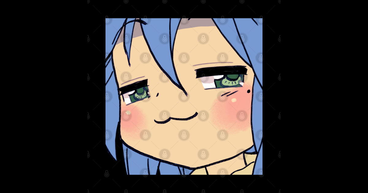 smug face izumi konata / lucky star - Lucky Star - Posters and Art ...