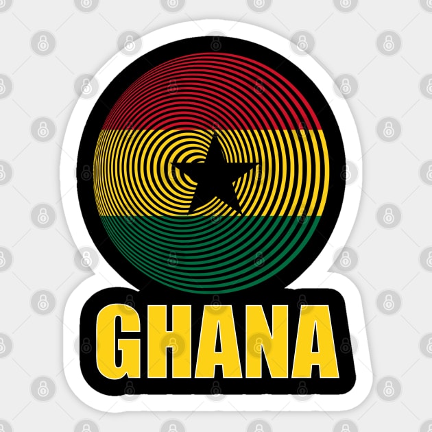 Ghana Flag - Ghana - Sticker | TeePublic
