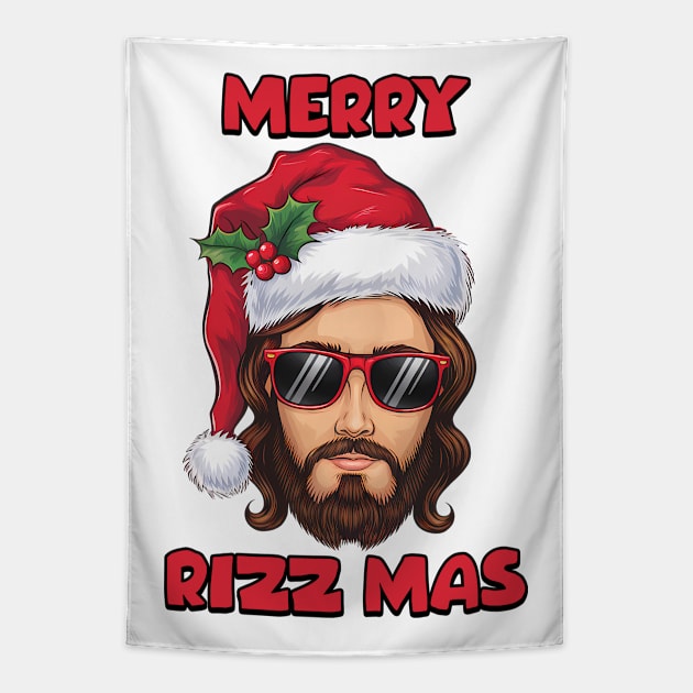 Merry Rizzmas Funny Christmas 2024 Jesus Christ Humor - Merry Rizzmas ...
