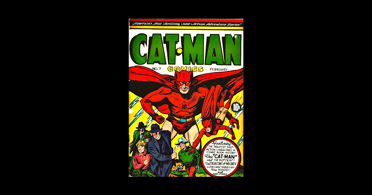 Cover of Catman magazine - Superhero - Posters and Art Prints | TeePublic