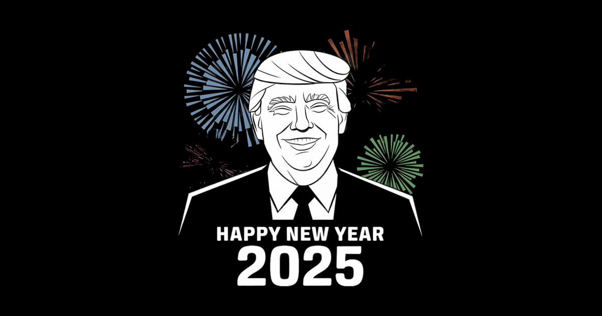 Trump-New-year - Trump New Year - Sticker | TeePublic