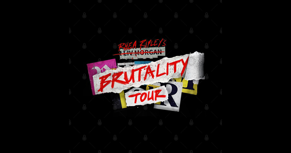 Rhea Ripley Brutality Tour - Rhea Ripley - Sticker | TeePublic