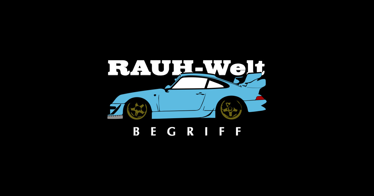 Rauh-Welt Begriff - Car - Sticker | TeePublic