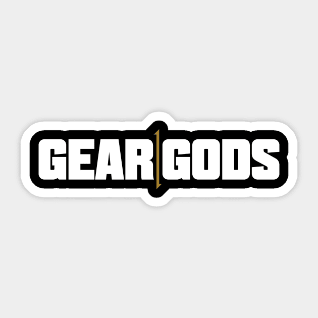 Gear Gods Logo - Gear - Sticker | TeePublic
