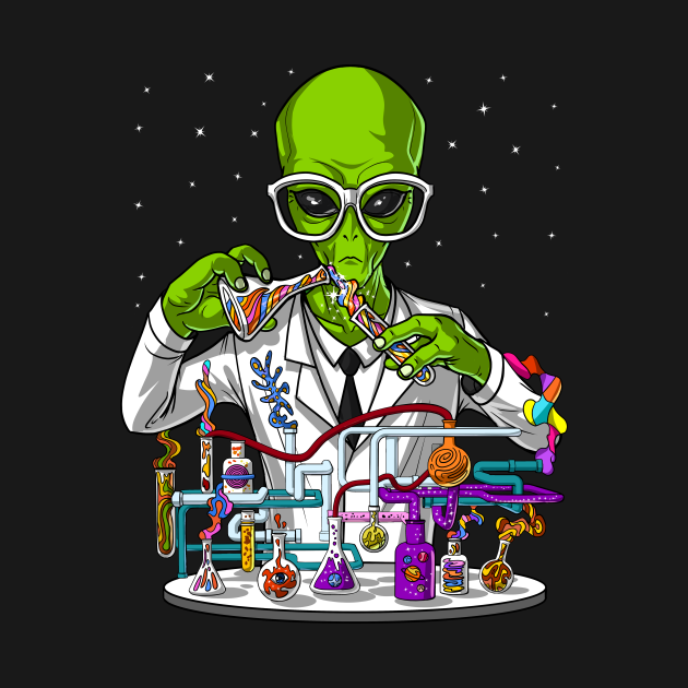 Alien Chemistry Science - Alien Chemistry - T-Shirt | TeePublic