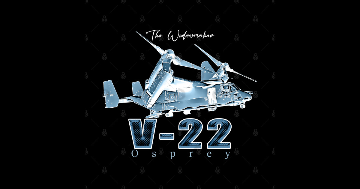 V22 Osprey Hybrid Aircraft - V 22 Osprey Hybrid Aircraft - Sticker ...