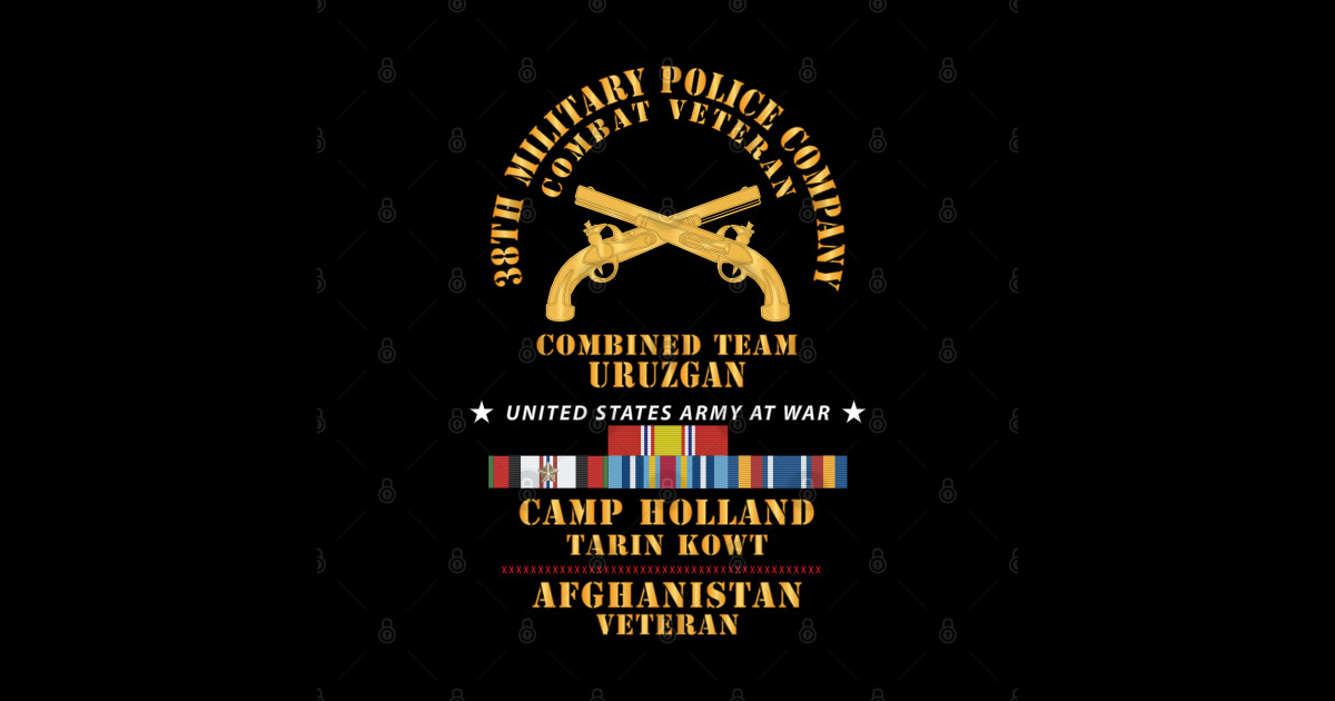38th Military Police Company - Camp Holland Afghanistan Vet w AFGHAN ...