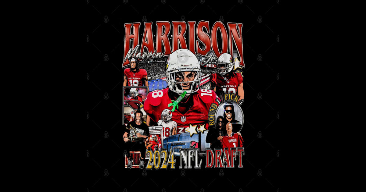 Marvin Harrison Jr. Vintage Bootleg - Marvin Harrison Jr - Sticker ...