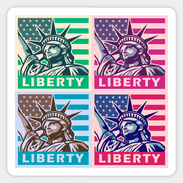Statue Of Liberty - Tatue Of Liberty - Sticker | TeePublic