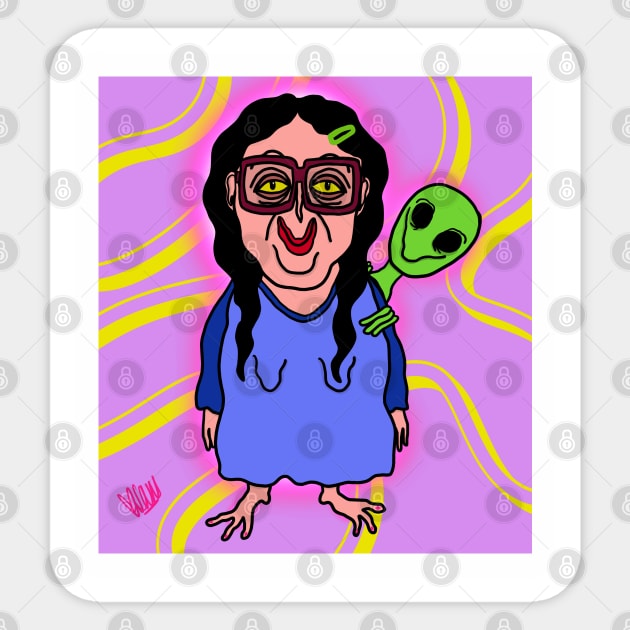 Alien best friends - Alien - Sticker | TeePublic