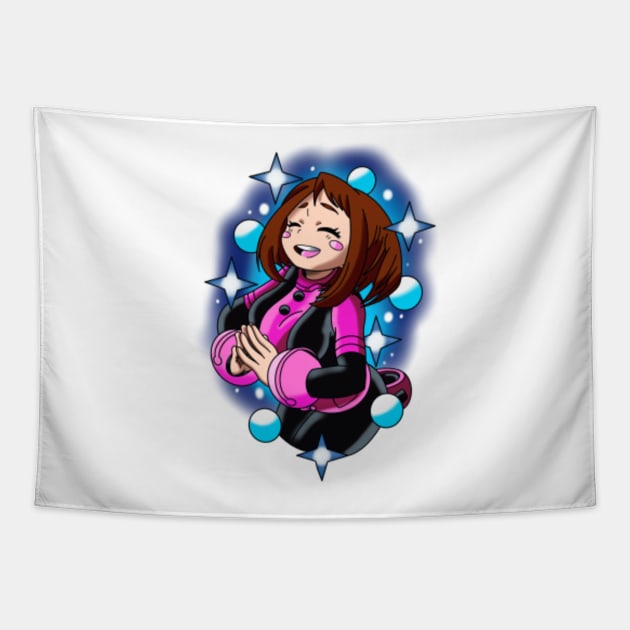 Uraraka Ochako Mha My Hero Academia Tapestry Teepublic