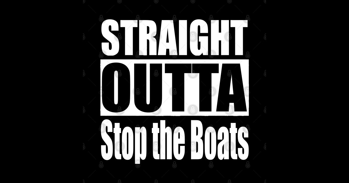 Stop the Boats - Stop The Boats Migration Crisis - Sticker | TeePublic