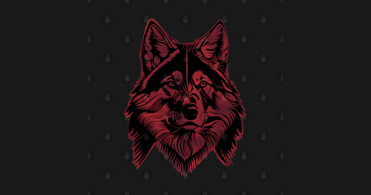 Red Wolf - Red Wolf - T-Shirt | TeePublic