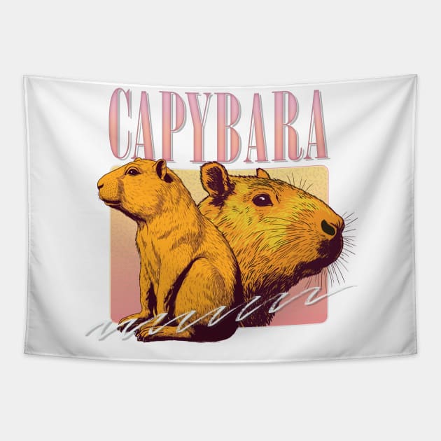Capybara Aesthetic --- Original 90s Style Retro Design - Capybara ...