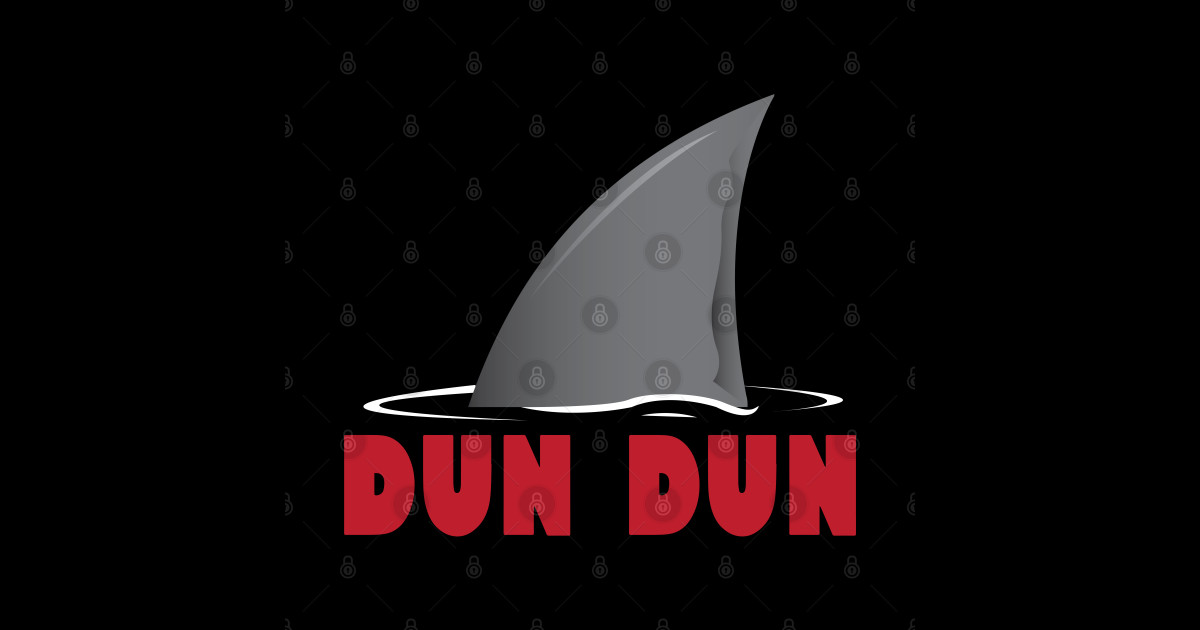 Dun Dun - Jaws - Sticker | TeePublic