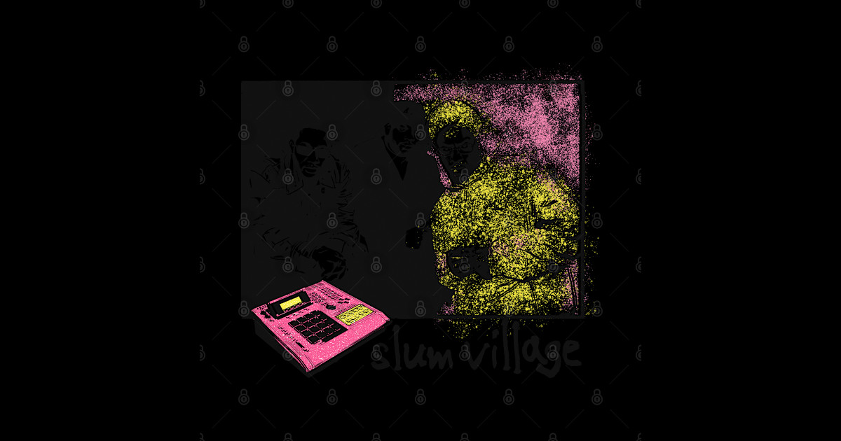 Slum Village • Original Retro Design - Slum Village - Sticker | TeePublic