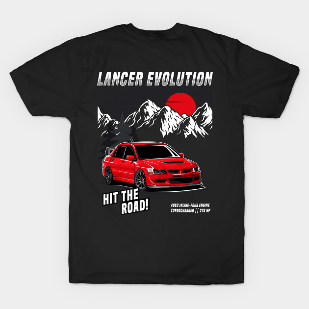 Mitsubishi Lancer Evo VIII (Lancer Evolution) - Cars - T-Shirt | TeePublic