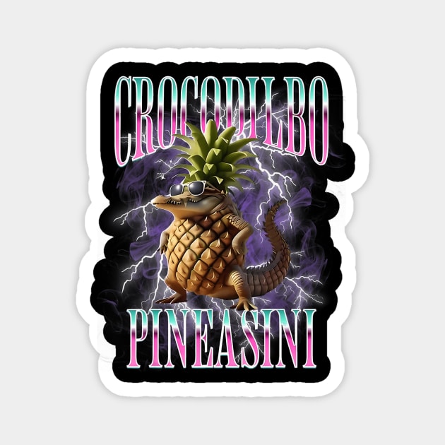 Crocodilbo Pineasini Funny Italian Brainrot Crocodile - Tralalero ...