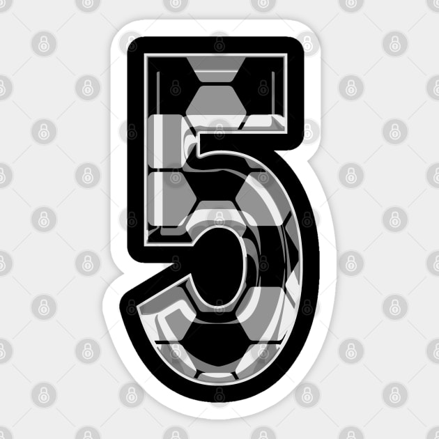 Soccer Number 5 Soccer Jersey #5 Soccer Mom Player Fan - Soccer Number ...