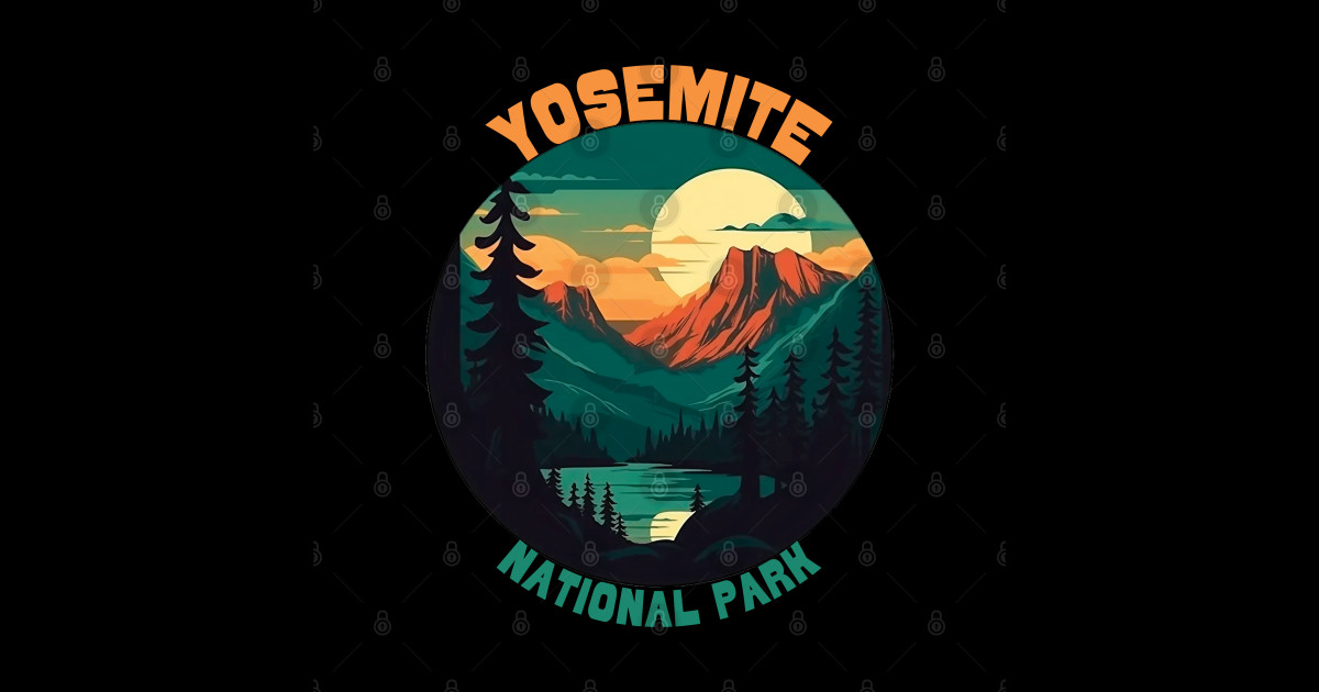 Yosemite National Park - Yosemite - Sticker | TeePublic