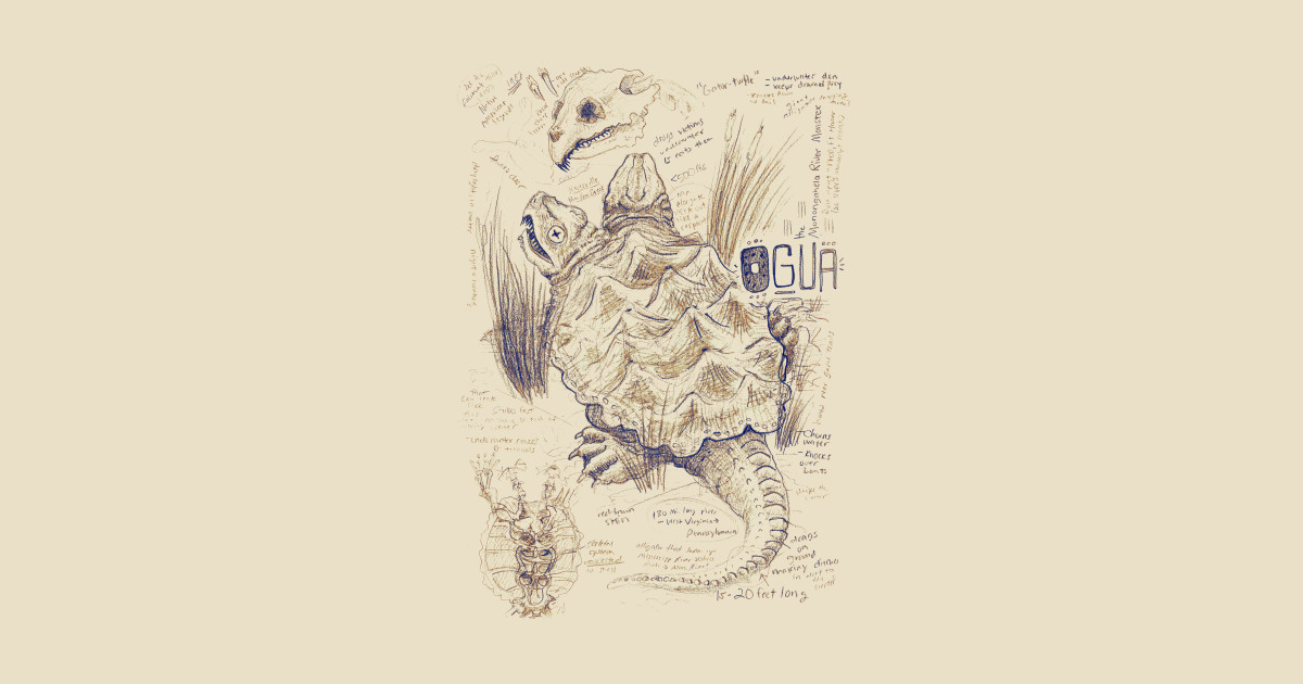 Ogua - Two-Headed Turtle - Ogua - T-Shirt | TeePublic