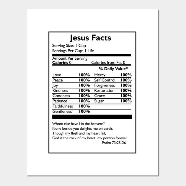 Jesus Facts - Jesus - Posters and Art Prints | TeePublic