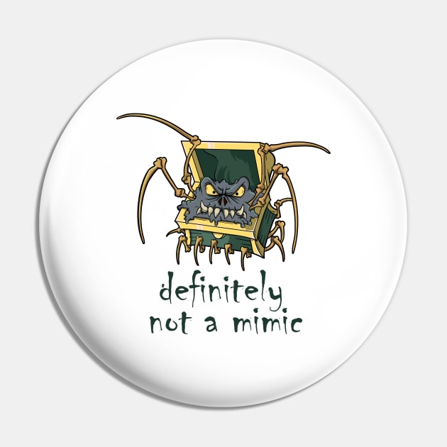 Roleplaying Meme RPG Mimic Meme Joke Creature Illustration - Mimic ...