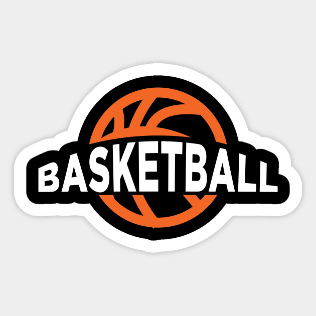 Basketball Logo - Basketball Logo - Sticker | TeePublic