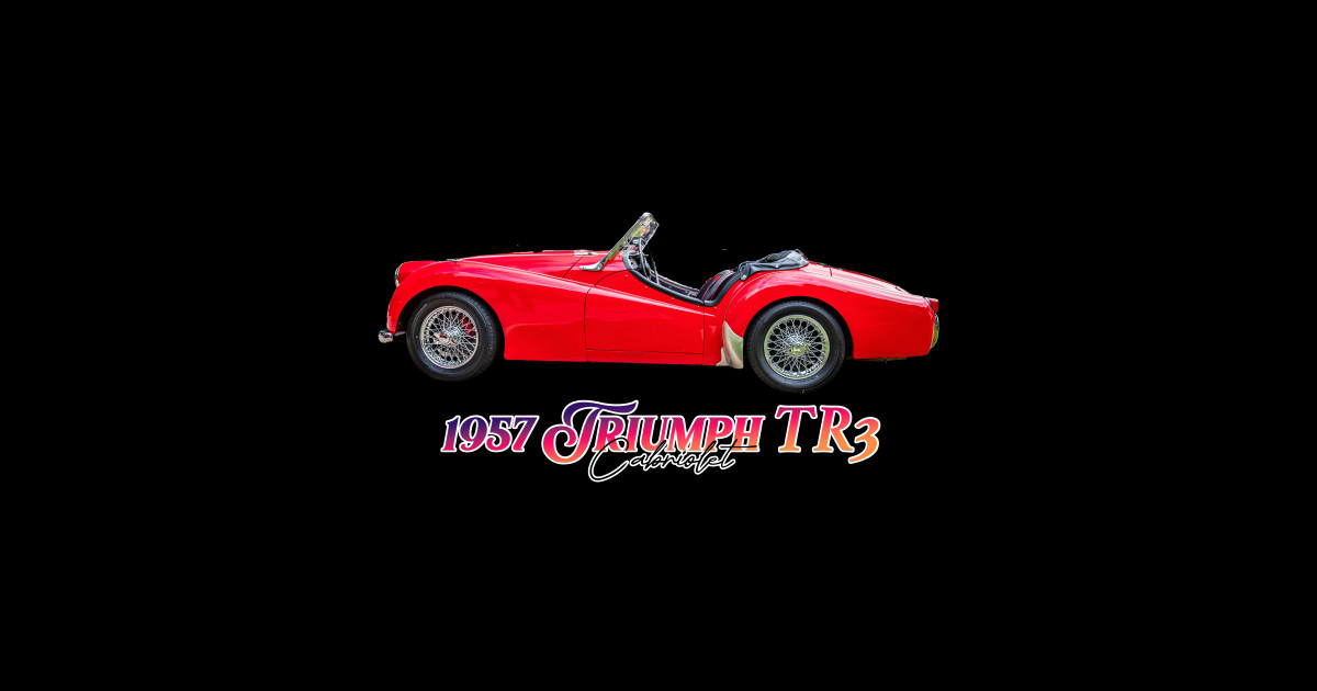 1957 Triumph TR3 Cabriolet - 1957 Triumph Tr3 Cabriolet - Sticker ...