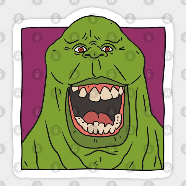 GHOSTBUSTERS - Slimer - Ghostbusters - Sticker | TeePublic
