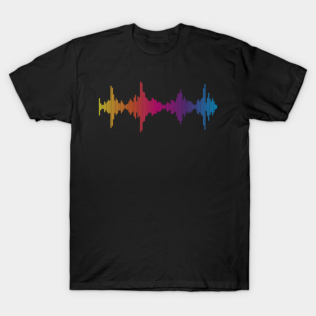Neon Frequency - Soundwave - T-Shirt | TeePublic