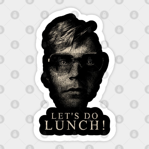 Vintage Grunge Let's Do Lunch! Jeffrey Dahmer - Vintage - Sticker ...