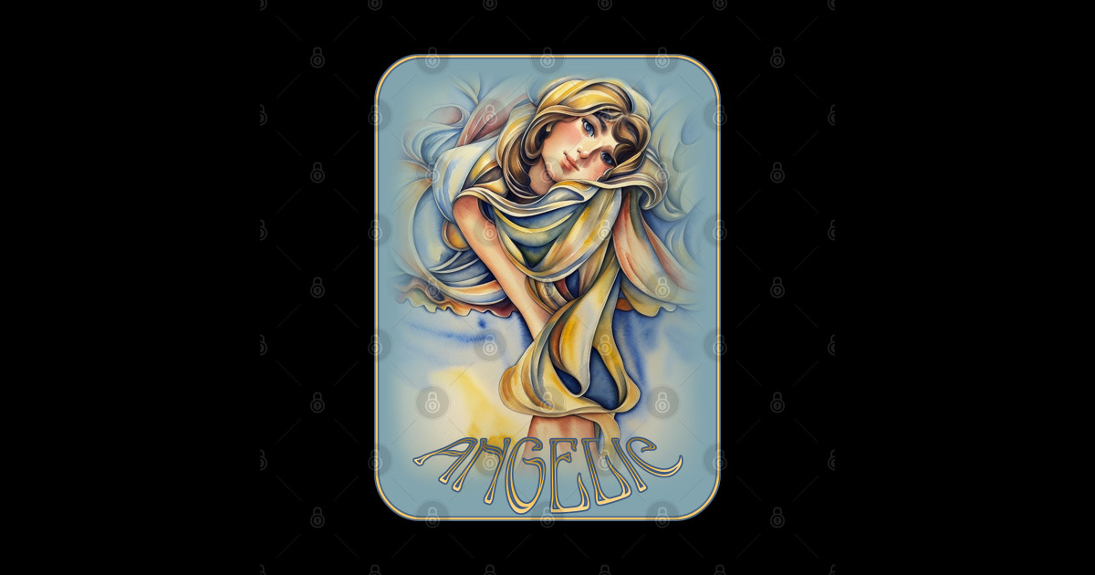 ANGELIC - Angel Angelic Retro - Sticker | TeePublic