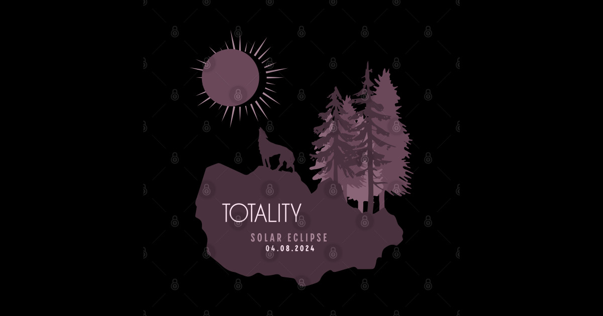 Totality Wolf Howling at the Solar Eclipse 2024 - Solar Eclipse 2024 ...