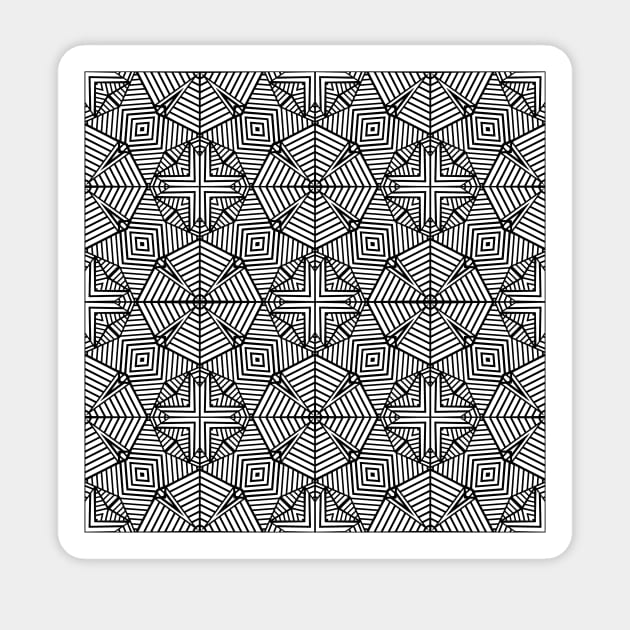Geo Squares White - Geo - Sticker | TeePublic