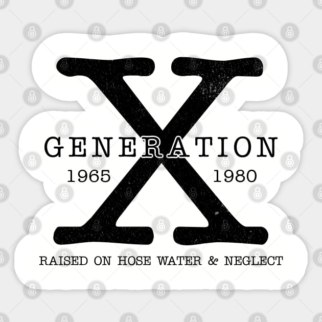 Generation X dark mode - Generation X - Sticker | TeePublic