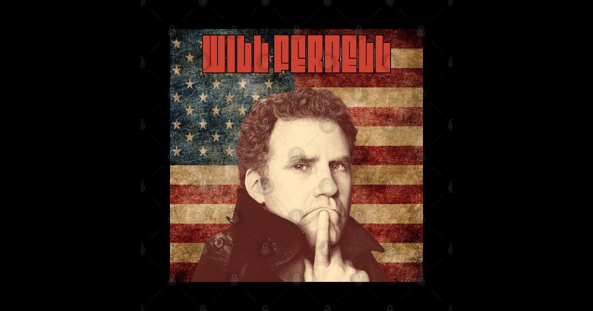 Will Ferrell / Comedy Style - Will Ferrell - Sticker | TeePublic